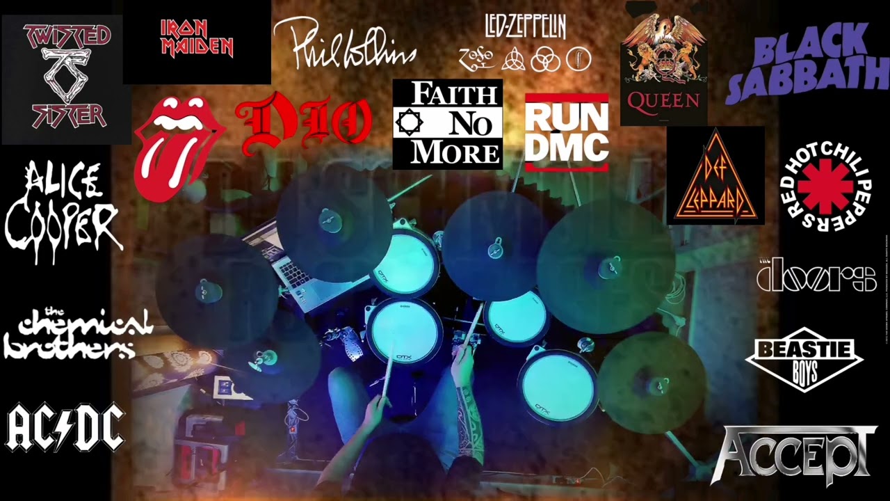 24 Bands/Songs in 1 Track - Mashup - Rock of Ages - DJ Schmolli - YouTube