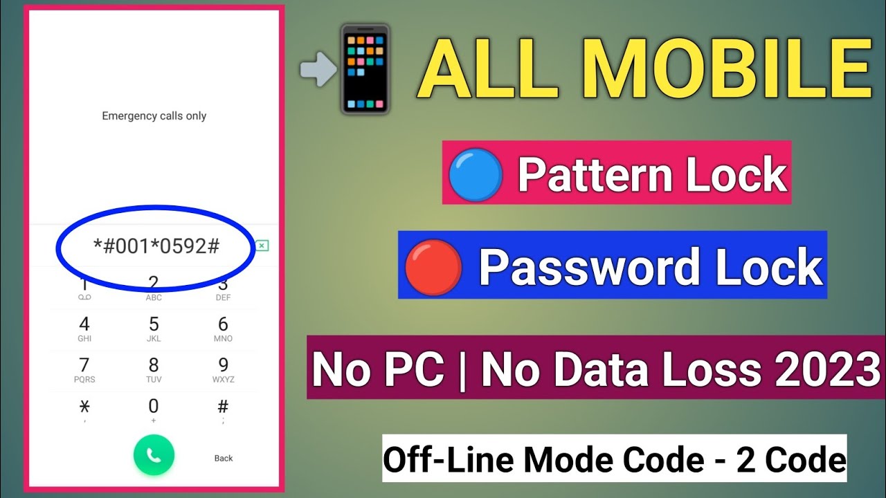 Unlock Android Phone Password Without Losing Data | How To Unlock Phone ...