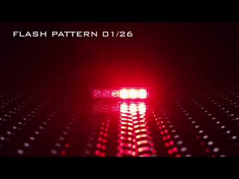Z-6 TIR LED Surface Mount & LED Grille Light Flash Patterns - YouTube