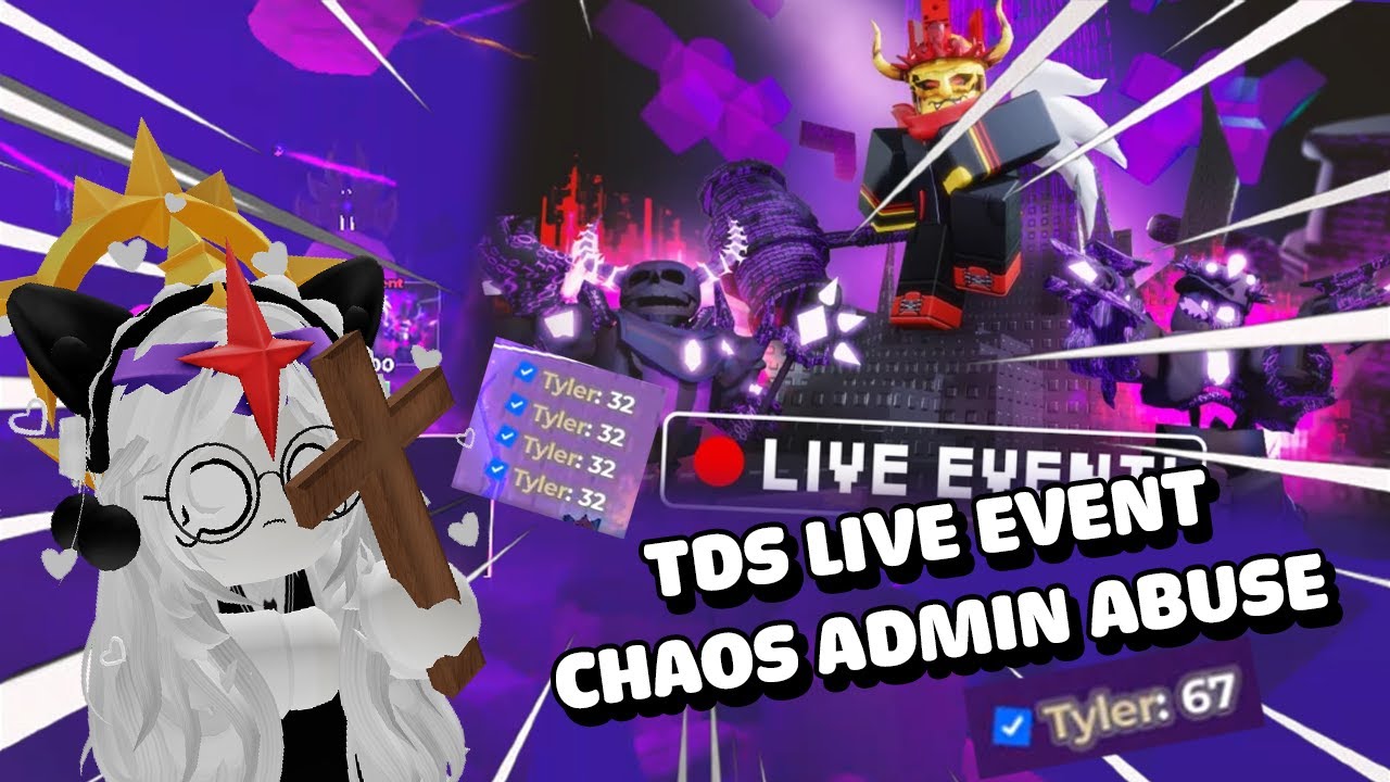 TDS Live event - Complete match with admin abuse...... | Roblox TDS ...