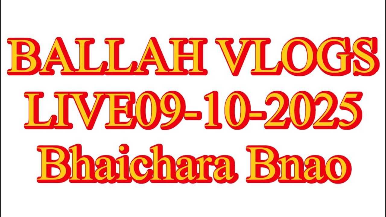Ballah Vlogs is live #livestream #live #livemusic #livenews #livegaming ...