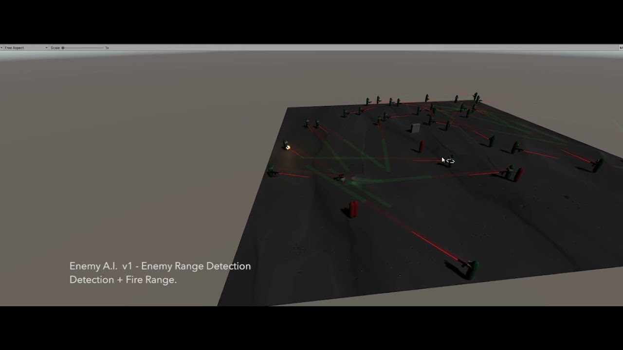 Unity Enemy Ai V1 Range Detection Youtube