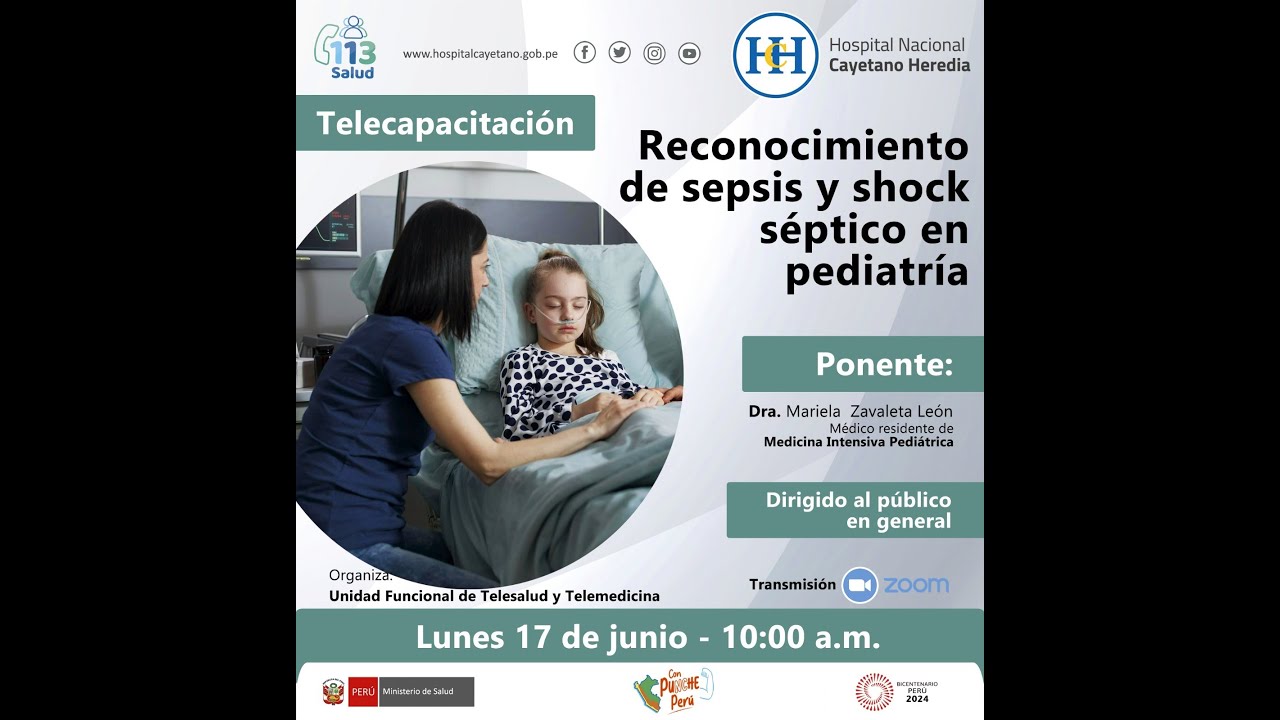Reconocimiento de sepsis y shock séptico en pediatría - YouTube