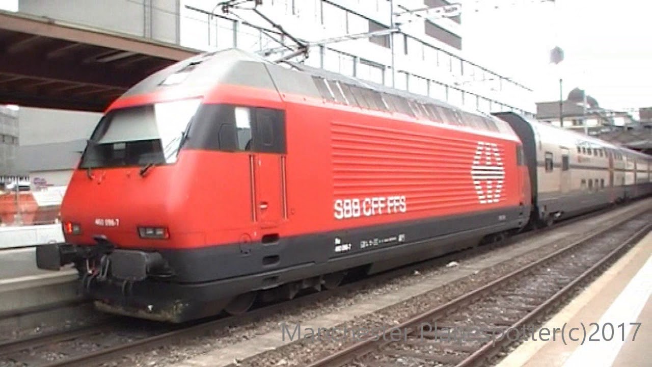 Swiss Trains And Freight Trains At Winterthur On The 21/08/2017 - YouTube