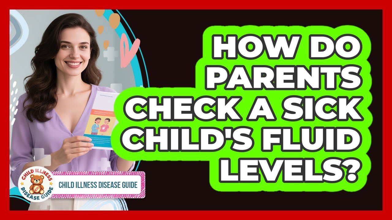 How Do Parents Check A Sick Child's Fluid Levels? - YouTube
