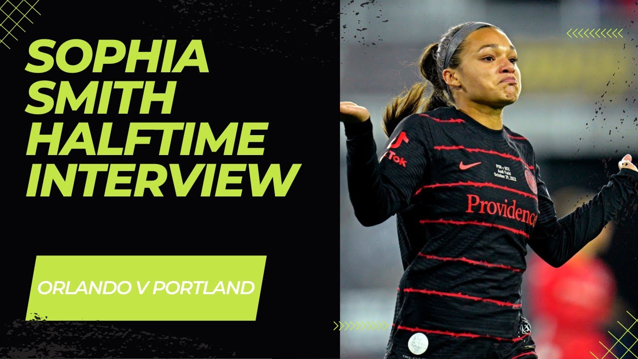 Sophia Smith Halftime Interview | NWSL Week 11 - YouTube