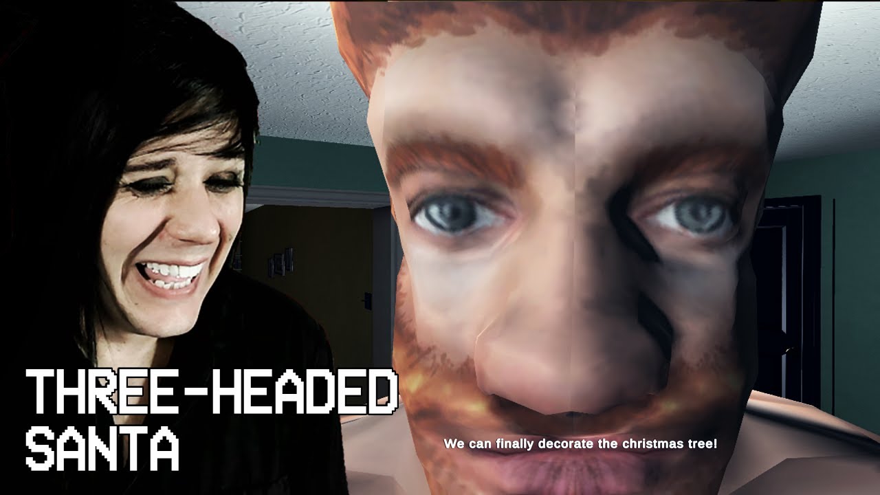 This Christmas Horror Game Is Hilarious - Three Headed Santa - YouTube