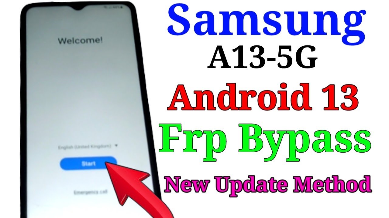 Finally *#0*# Samsung a13 5G Android 13 Frp Bypass New Update Security ...