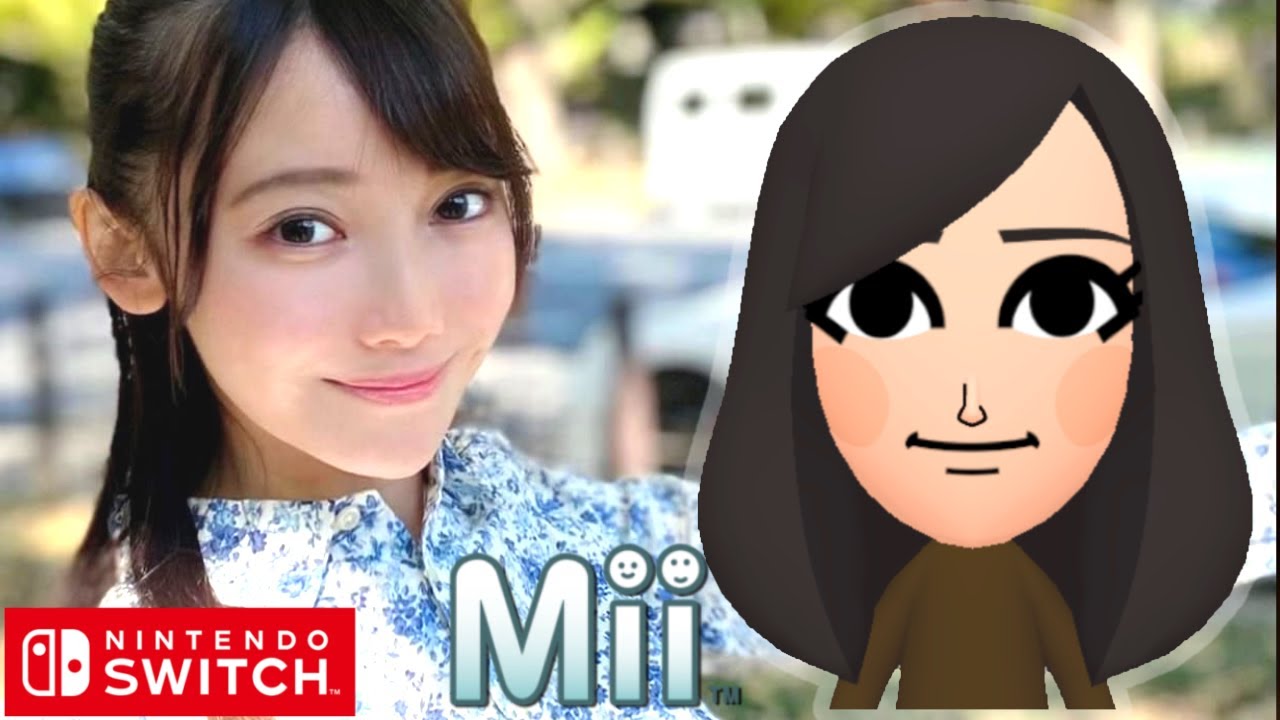 【乃木坂46】黒見明香 Mii作り方【Nintendo Switch】 - YouTube
