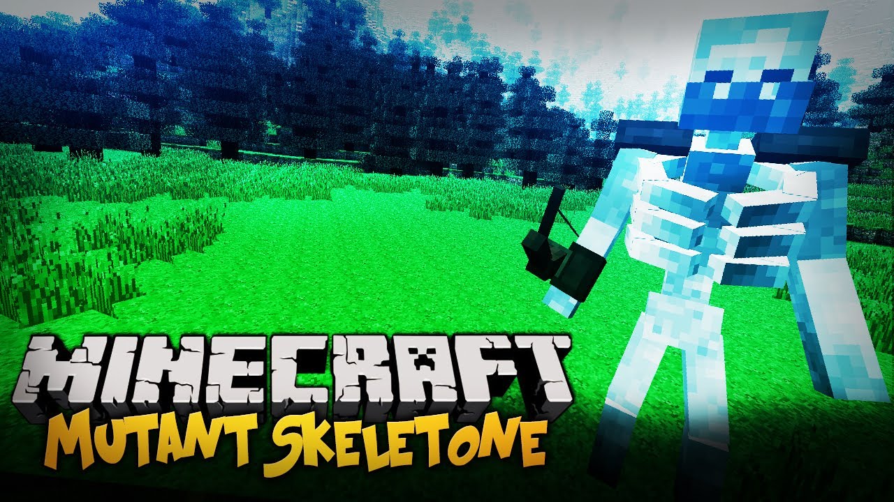 WIELKIE STARCIE Z WIELKIM SZKIELETEM! (Minecraft Mod: Mutant Skeleton ...