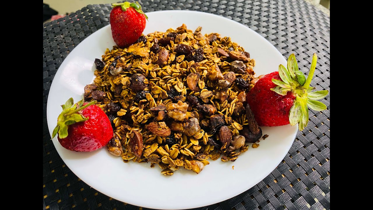 Kòman w ka fè GRANOLA lakay ou - YouTube