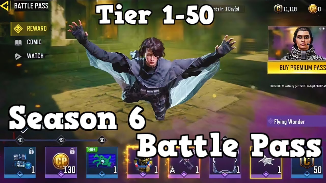 Is BP that good? Season 6 | Battle Pass Tier 1-50 | COD Mobile | CODM ...