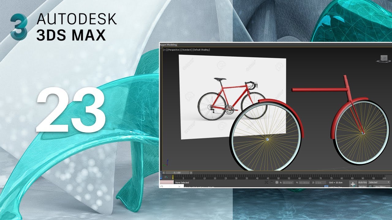 3dsmax Tutorial-23- How to create Bicycle | Beginners Tutorial - YouTube