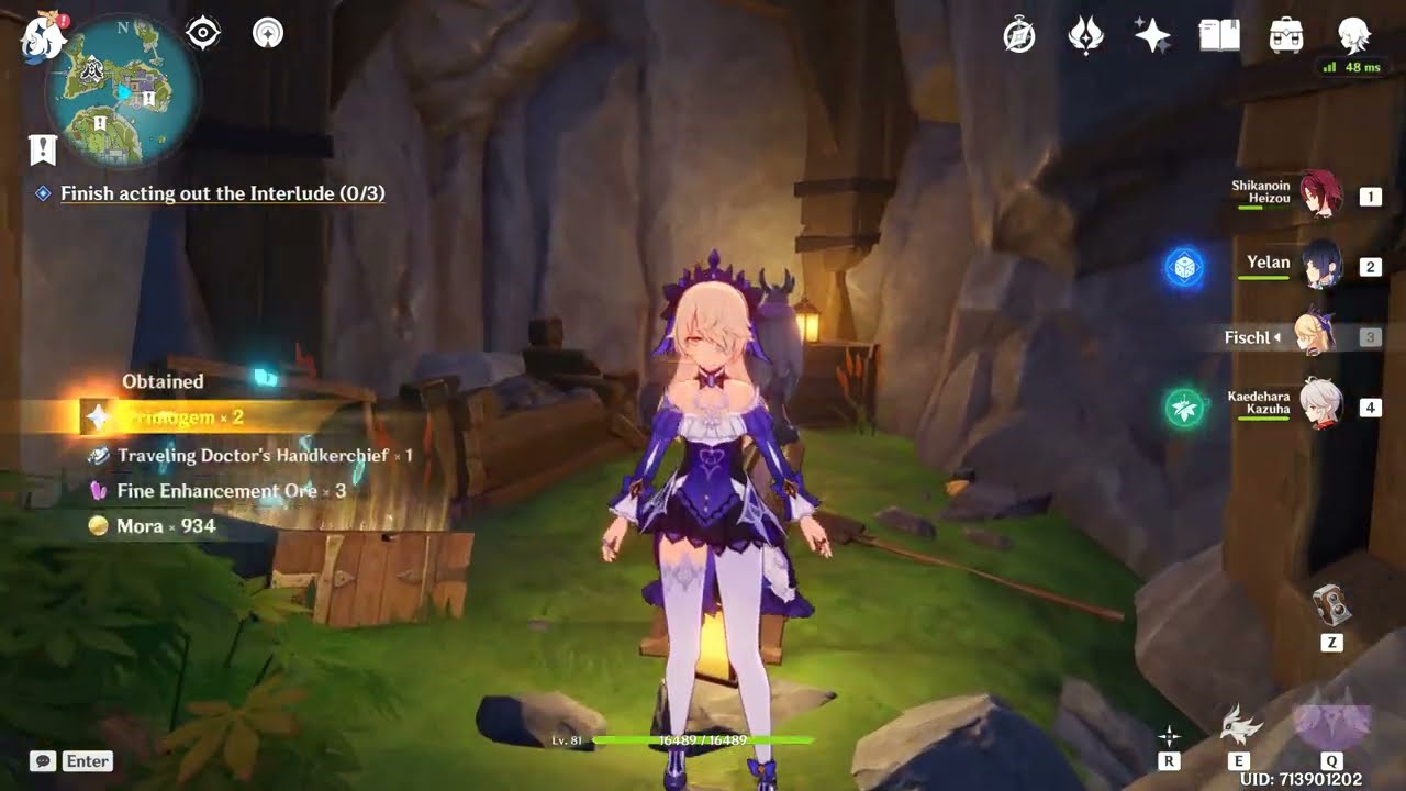 A neat secret chest in Fischl's castle in Genshin Impact GAA (v.2.8 ...