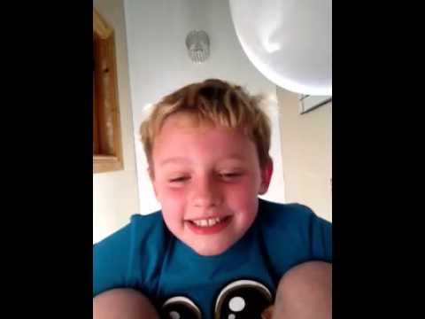 Simon sits on the toilet - YouTube