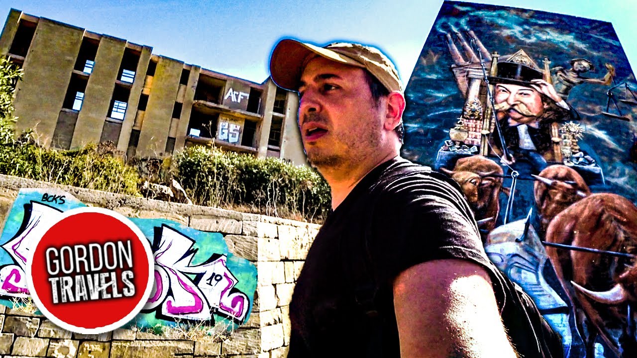 Solo Inside This Creepy Abandoned Place: White Rocks Complex in Malta ...