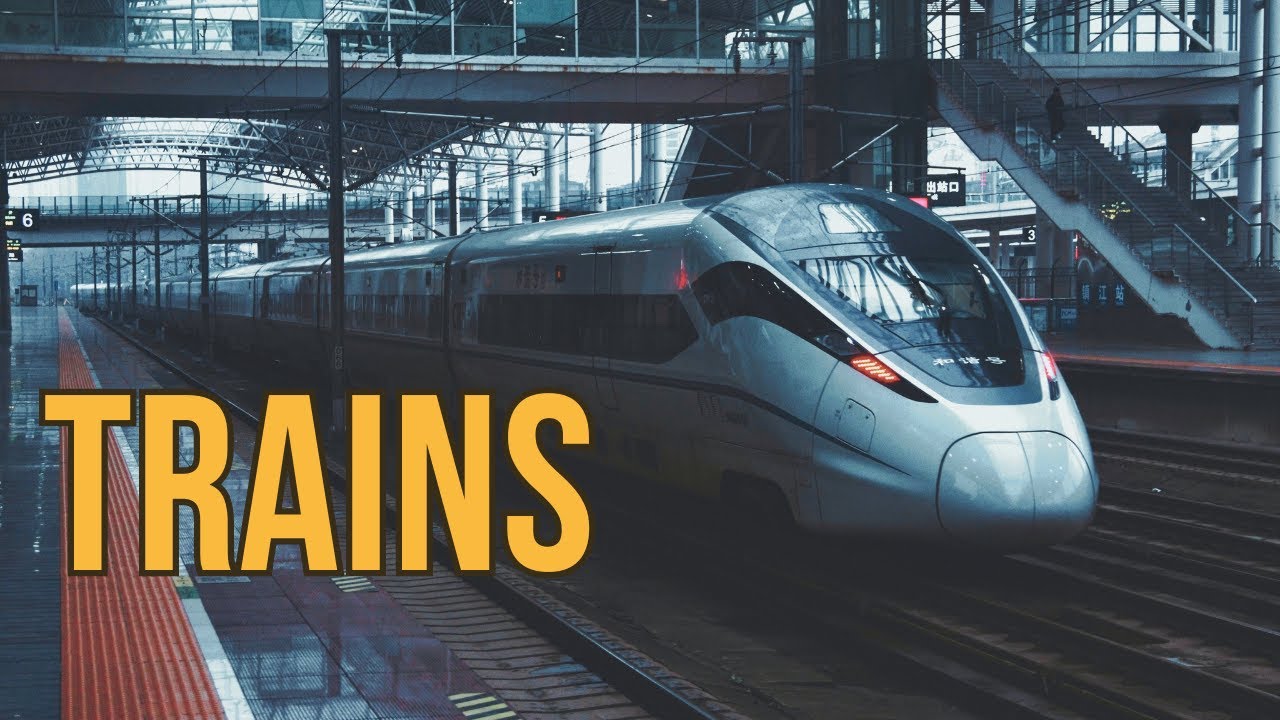 Trains Then And Now | Best Train Video Clips HD With Relaxing Music ...