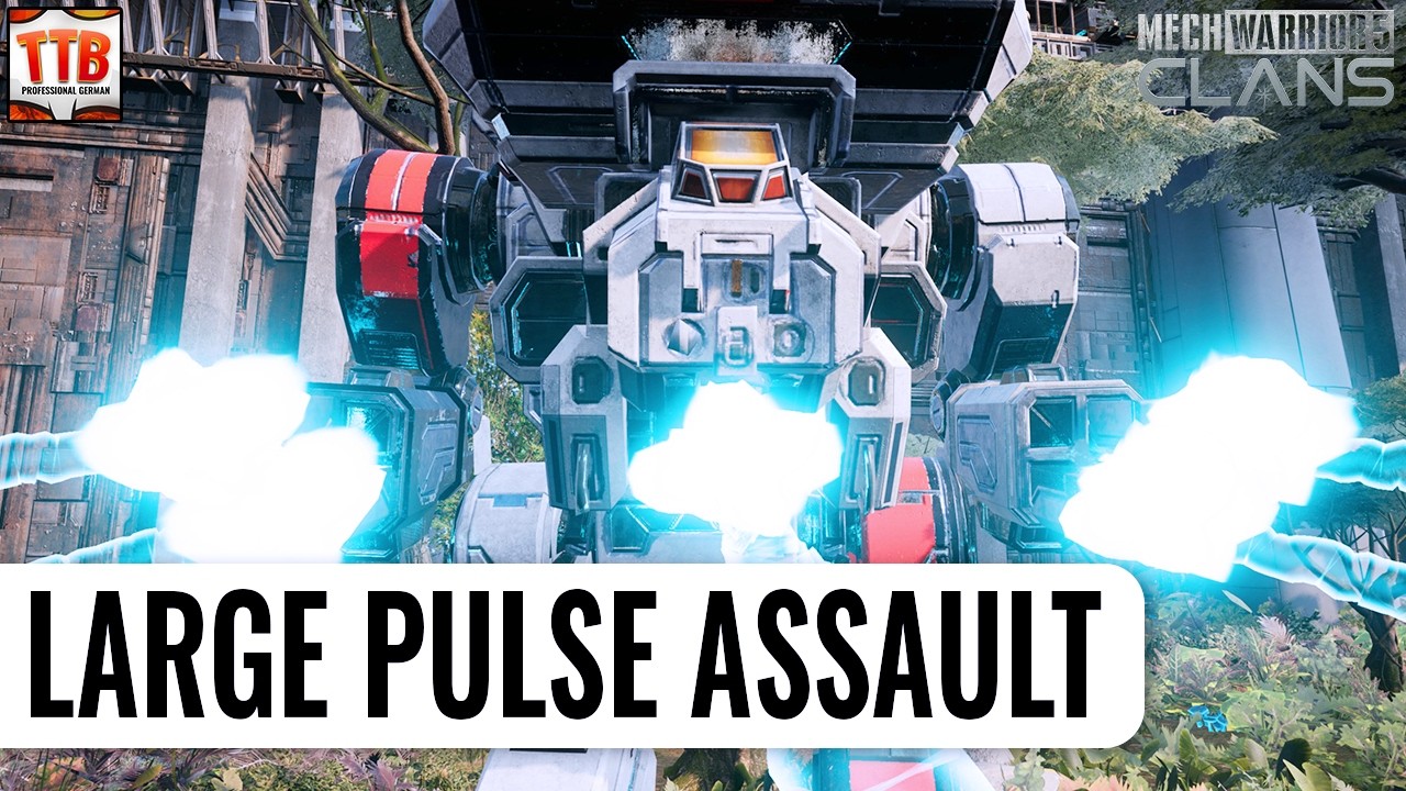 All the LARGE PULSE LASERS I could fit! - Warhawk - Mechwarrior 5 Clans - YouTube