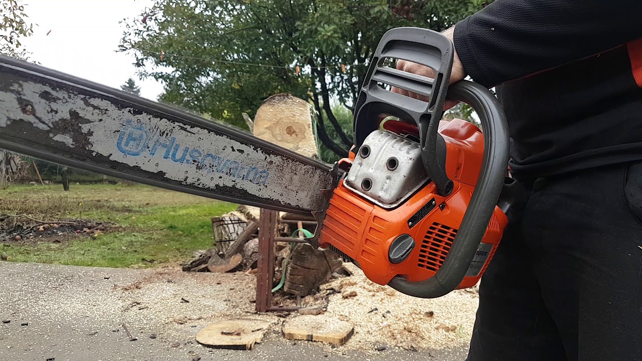 Husqvarna 455 Rancher chainsaw - YouTube