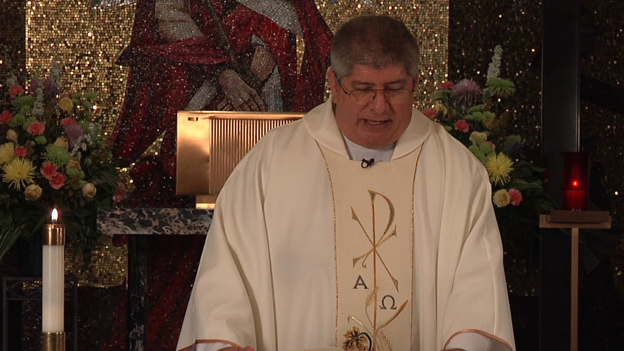 Mass for Sunday of Divine Mercy with Fr. Raul Salas, OMI - YouTube