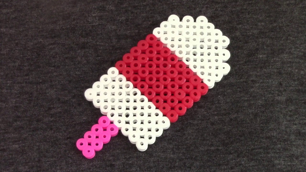How to make a Perler Bead Popsicle / DIY Perler Bead Miniature ...