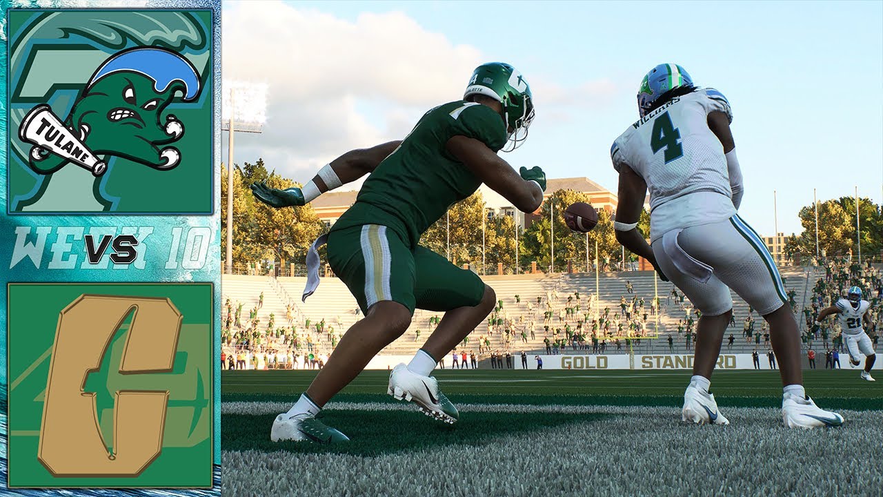 2024 - Week 10 - Tulane vs Charlotte | EA College Football 25 - YouTube
