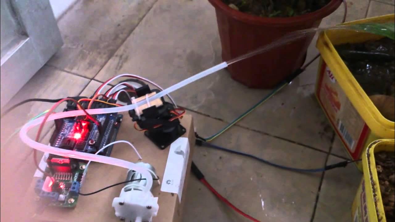 Arduino Automatic Watering System For Plants - YouTube