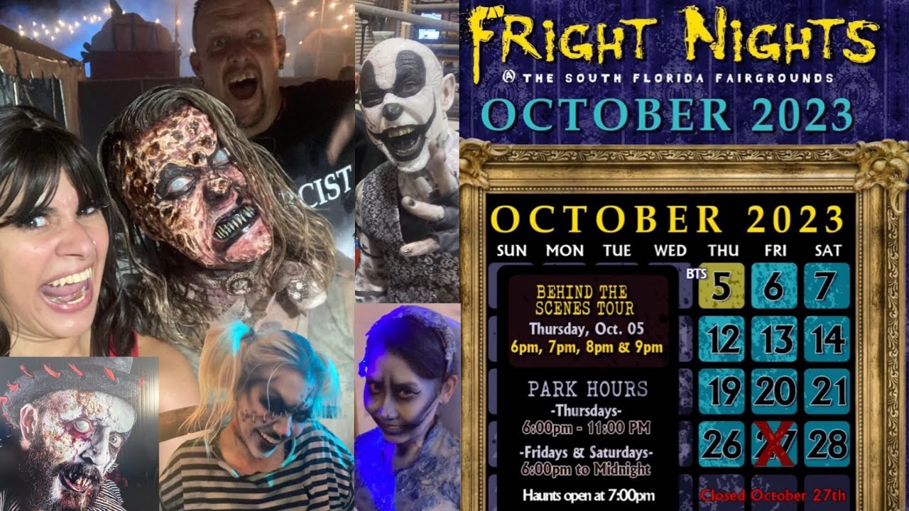 FRIGHT NIGHTS AT THE SOUTH FLORIDA FAIRGROUNDS | SOUTH FLORIDAS ...