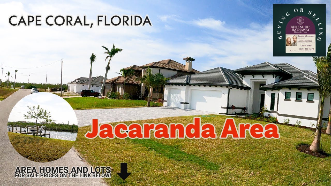 NW Cape Coral, Florida homes for sale on Jacaranda | Gulf Access area. - YouTube