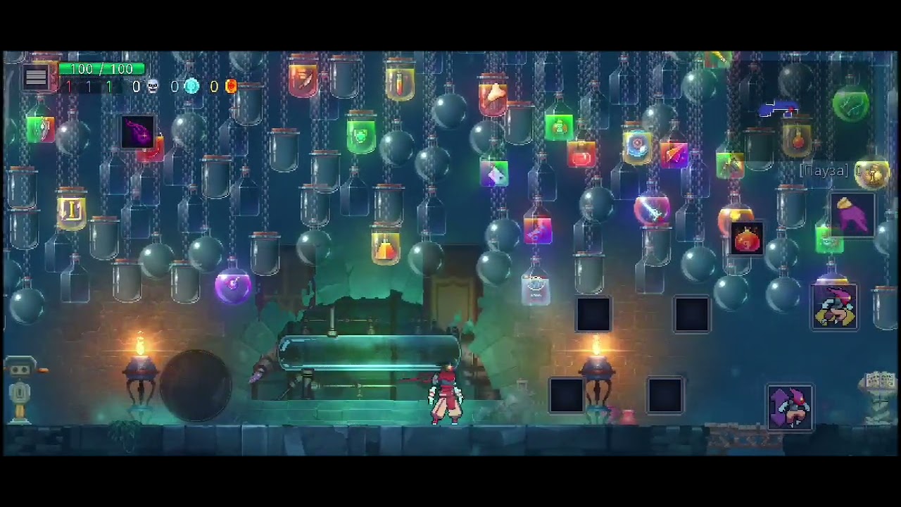 I don't know how to add boss stem cells into reservoir in Dead Cells ...