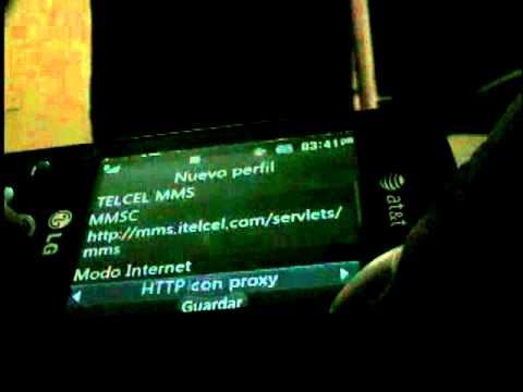 Cómo configurar LG GT365 AT&T para MMS (Mensajes Multimedia) en Telcel ...