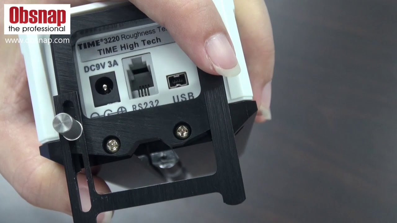 TIME 3220 Handheld Surface Roughness Gauge Tester Profilometer - YouTube