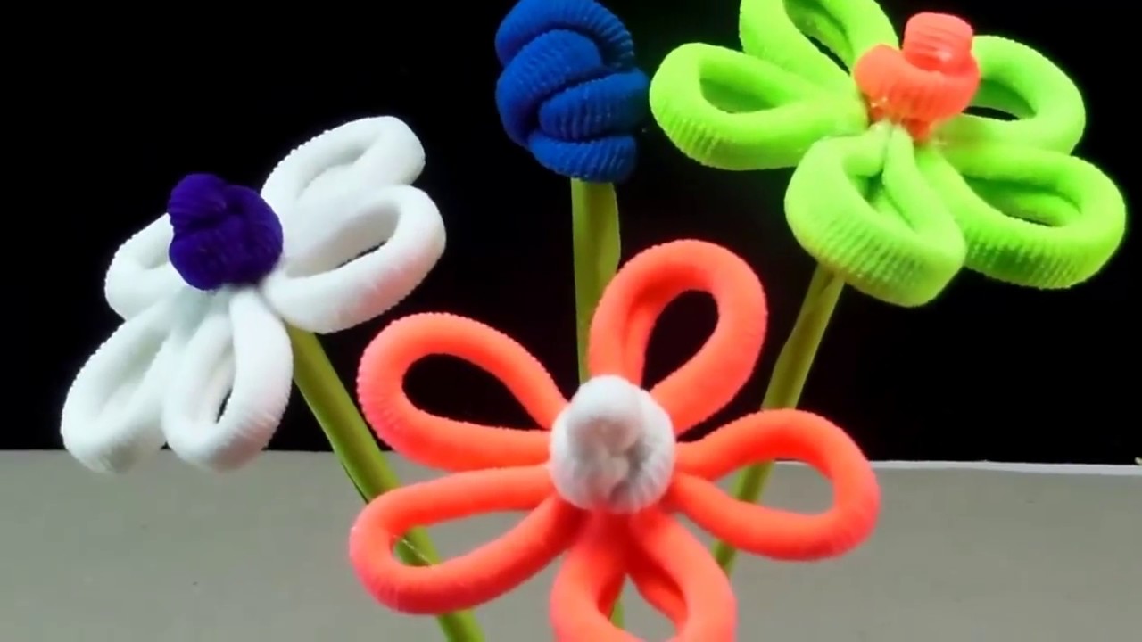 rubber band craft - YouTube