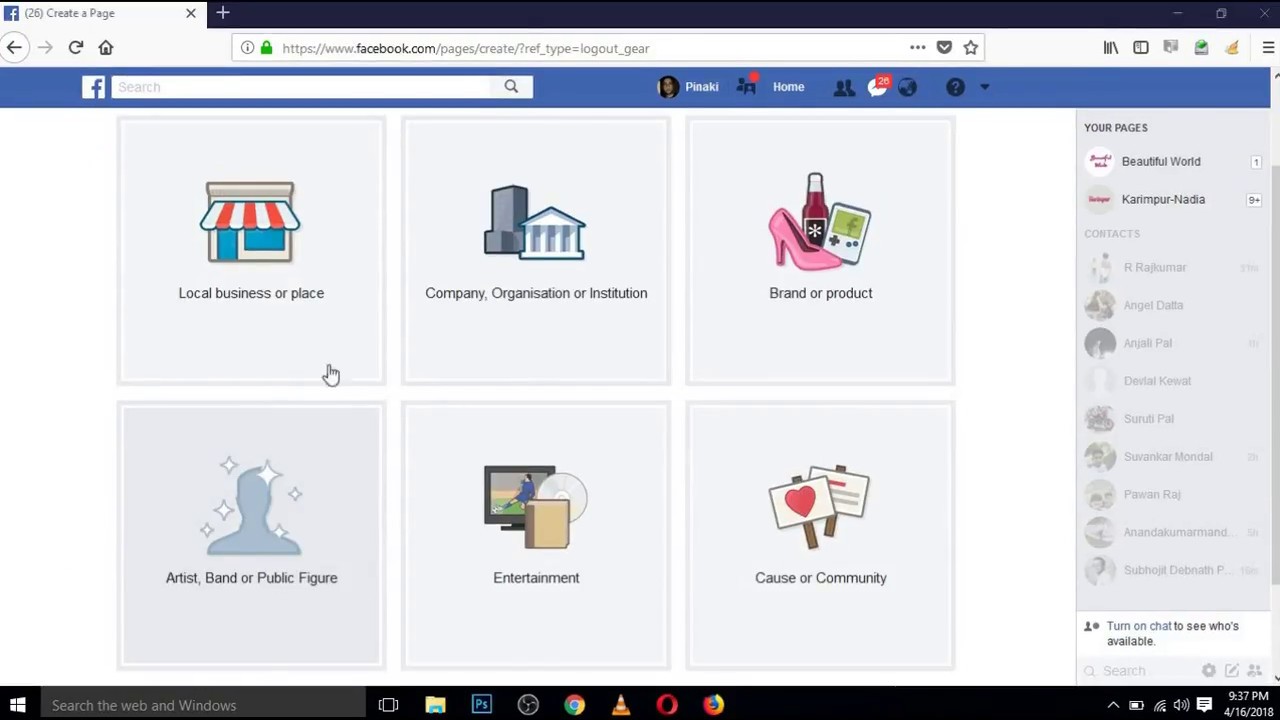 How to create a facebook video creator page - YouTube