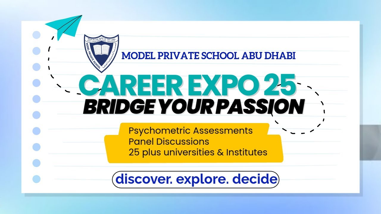 CAREER EXPO 25 - BRIDGE YOUR PASSION MODEL PRIVATE SCHOOL - YouTube