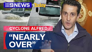 Ex Tropical Cyclone Alfred Crossing The Mainland 9 News Australia 9 ...