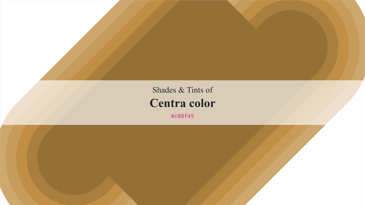 Shades & Tints of Centra color #c08f45 A Warm Yellow color #aa7f3d ...