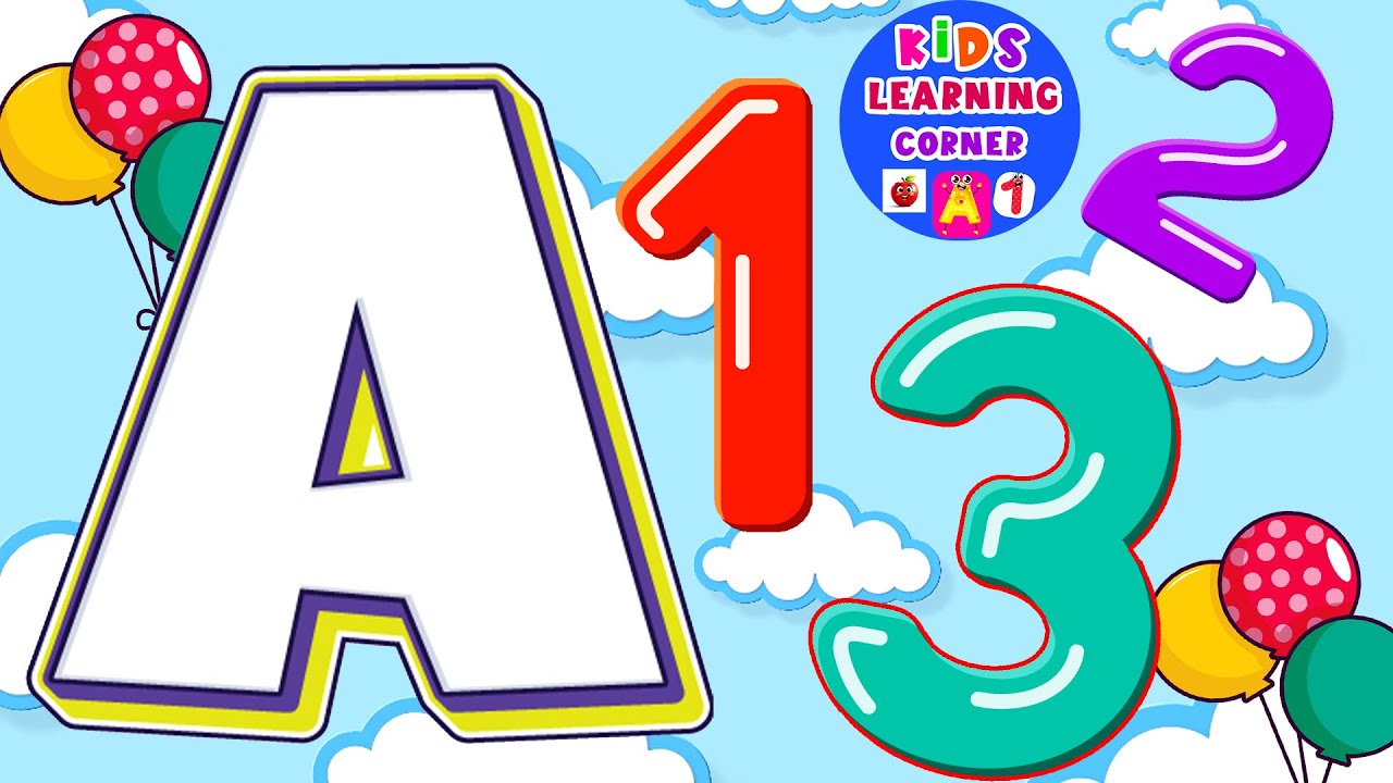 ABC &123 Learning For Toddlers | ABC and Numbers For Preschool | ABC ...