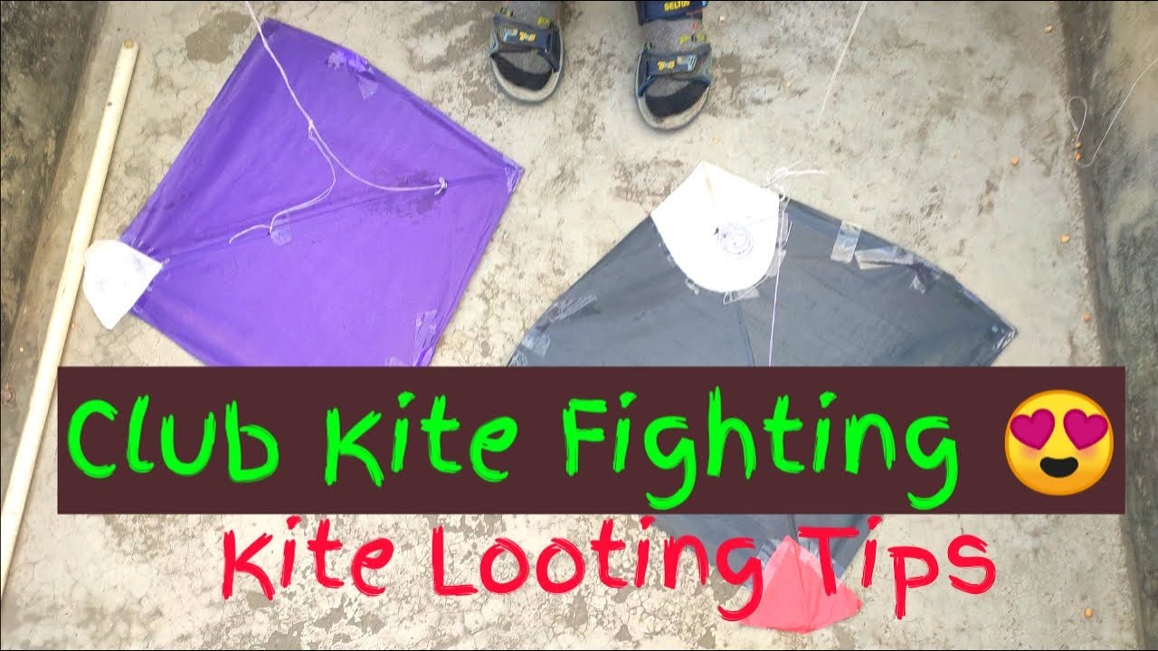Club Kite Fighting in Delhi || Kite Looting Tips🔥 ...