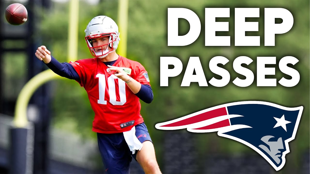 Drake Maye Looked Incredible at OTA's - Multiple Deep Passes - YouTube