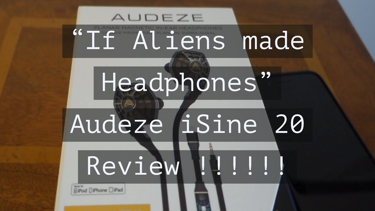 Audeze iSine 20 - Full Review - In Ear Planar Magnetic Magic - YouTube