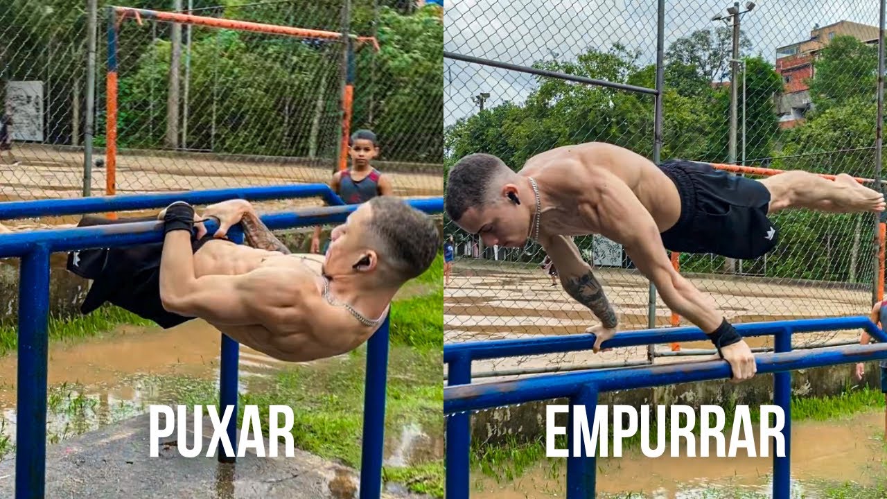 Treino de Pull e Push (puxar e empurrar) para melhorar os movimentos 💪🤠 ‹ Vlog’s Thenics › - YouTube