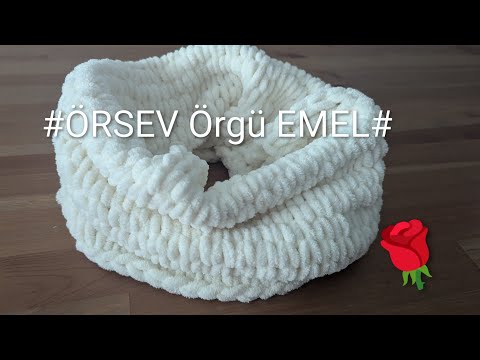 FINE iplerle TIĞ ve ŞİŞ kullanmadan,BOYUNLUK  şapka nasıl örülür.Aksuar ısıtıcı