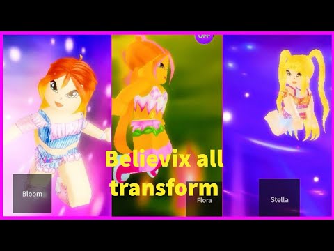 All Winx transform Believix - Angelix club - YouTube