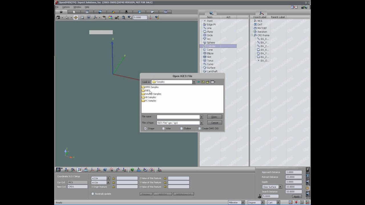 OpenDmis Module 350 Import CAD - YouTube