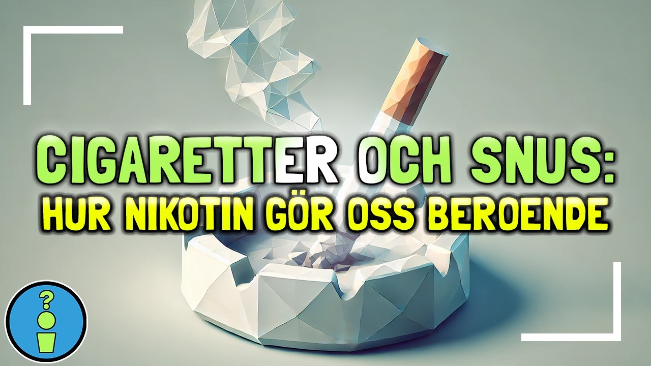 CIGARETTER & SNUS: HUR NIKOTIN GÖR OSS BEROENDE - YouTube
