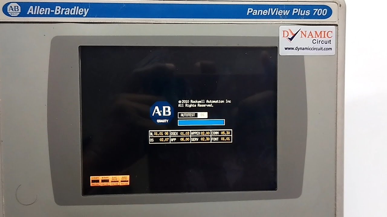 Allen Bradley Panelview Plus 700 Repair Service #dynamiccircuit # ...