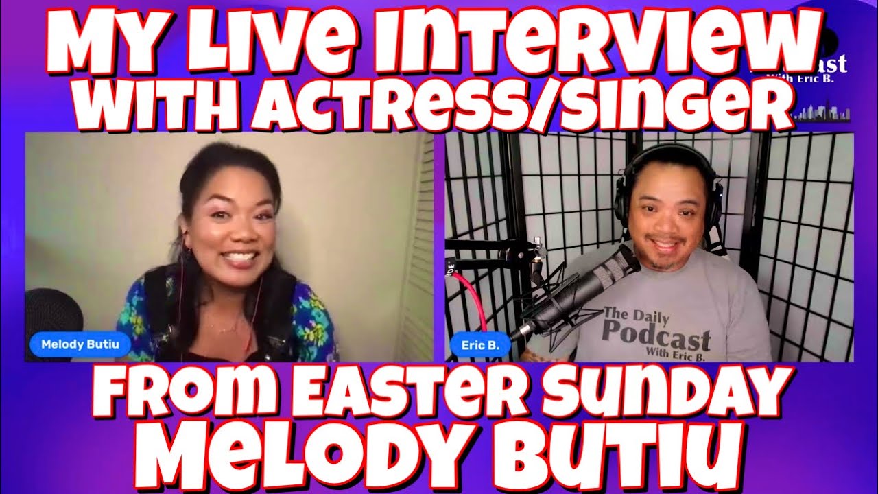 Eric B’s Daily Vlogs #880 - My Live Interview with Actress/Singer From ...