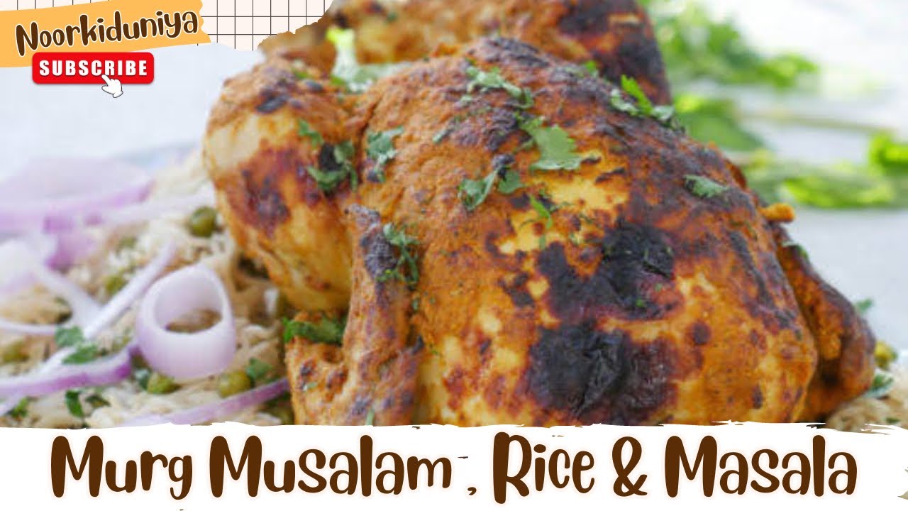 Murgh Musalam Rice , & Chicken Masala Platter Recipe in Urdu Hindi ...