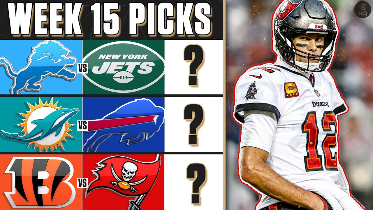 NFL Week 15 Betting Guide: NFL INSIDER'S PICKS [Dolphins at Bills ...